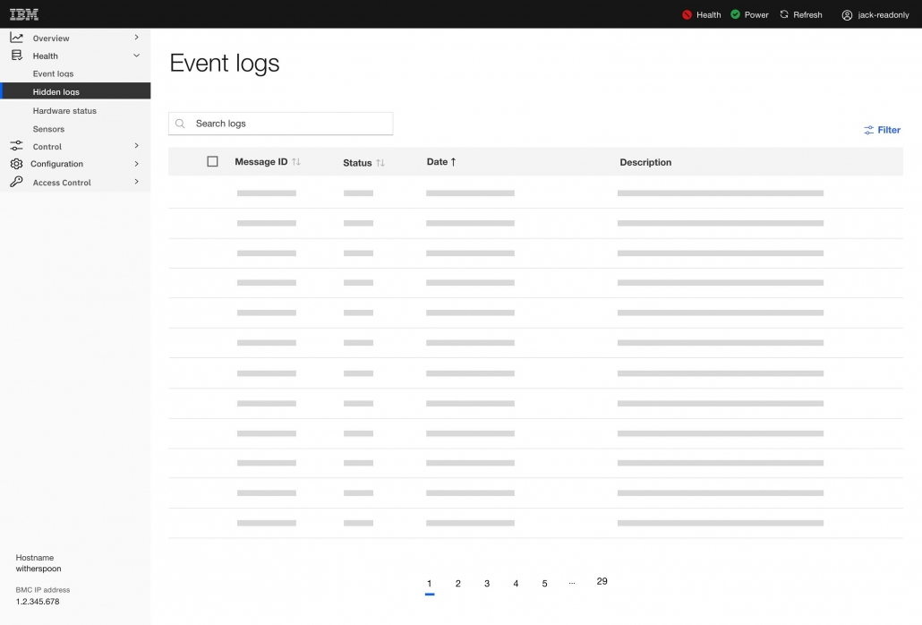 OpenBMC – Event Logs - Ryan Arnell